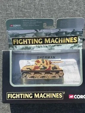 Corgi | Toys | New Corgi Fighting Machines M Sherman Tank Ww2 Series P ...